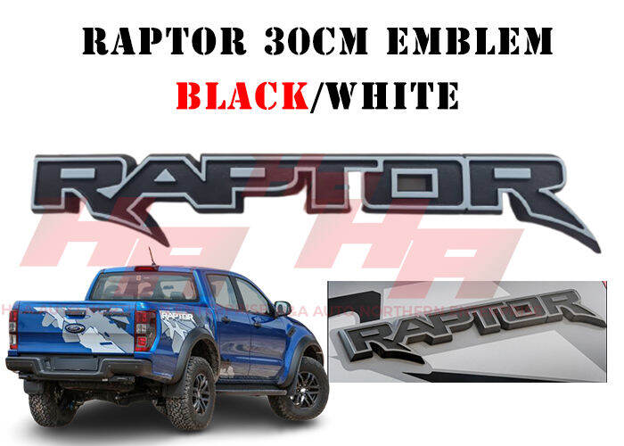 Ford Ranger Raptor Emblem ( Black+White ) | Lazada
