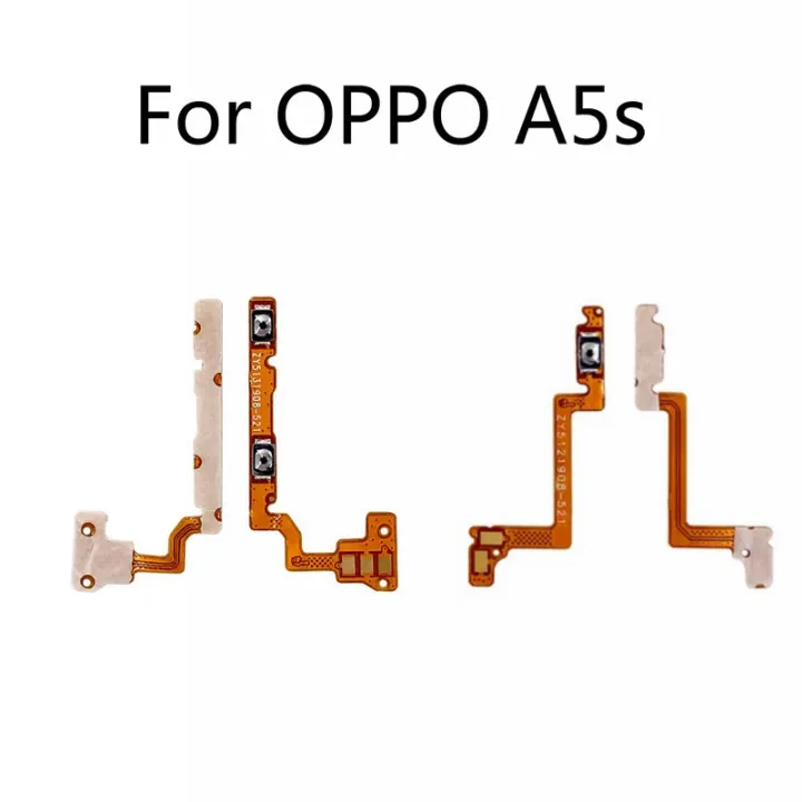 สำหรับ OPPO A5S ปุ่มเปิด/ปิดปุ่มสวิทช์ด้านข้างขึ้นลงปุ่ม Flex Cable ...
