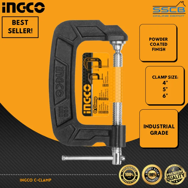 Ingco G Clamp 4/5/6 Industrial | Lazada PH