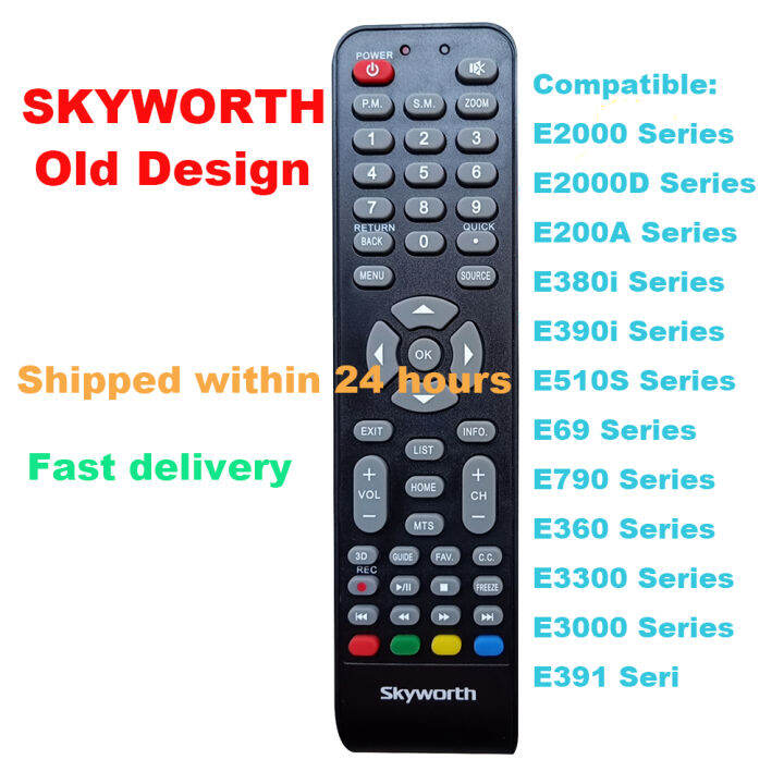 Suitable for 99% skywortn TV Skyworth Smart Remote Old Design (E2000 ...