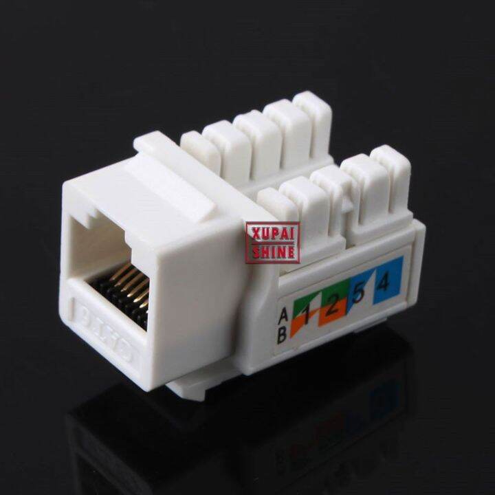 【XPS】1pc cat6 keystone jack Ethernet Down Keystone 110 Punch Network ...