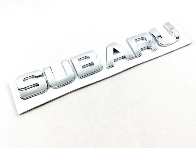 โลโก้ ซูบารุ ตัวอักษร ติดด้านหลัง SUBARU Letter Logo Car for wrx xv ...