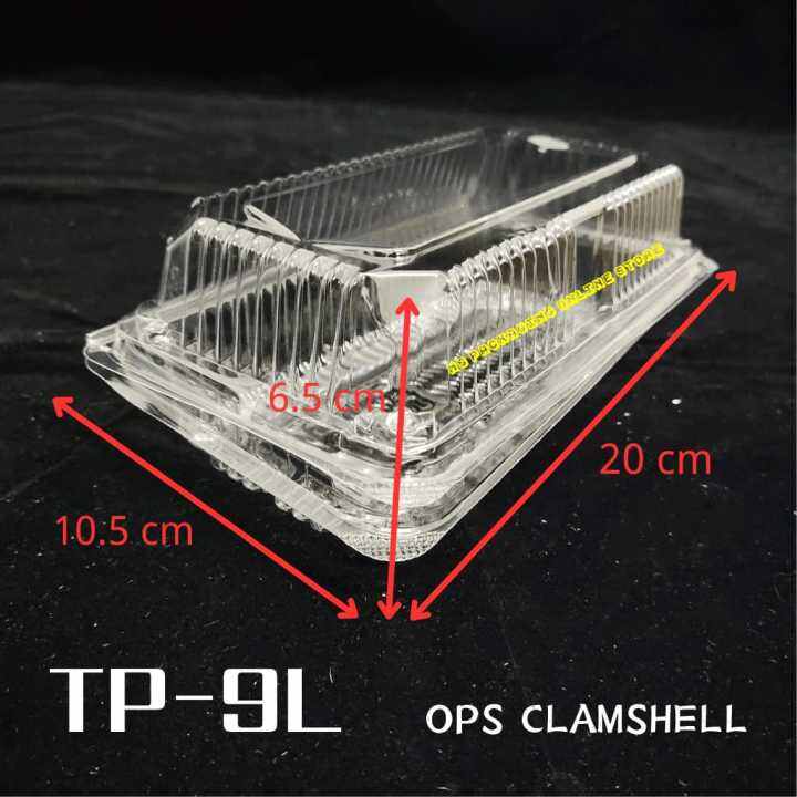 TOLI OPS Clamshell TP-9L Plastic Tray .Disposable Packaging Food Tray ...