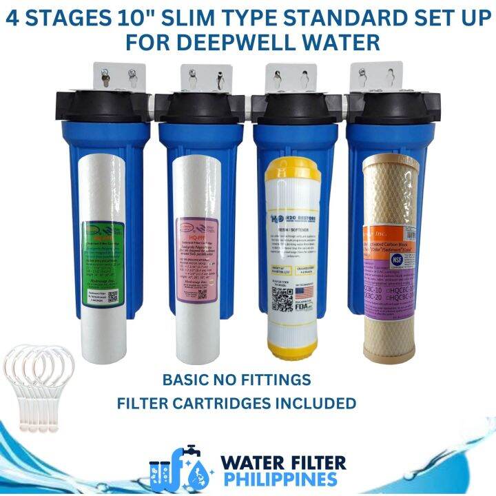 Water Filter 4 Stages Standard Set Up For Deepwell Water for Whole ...