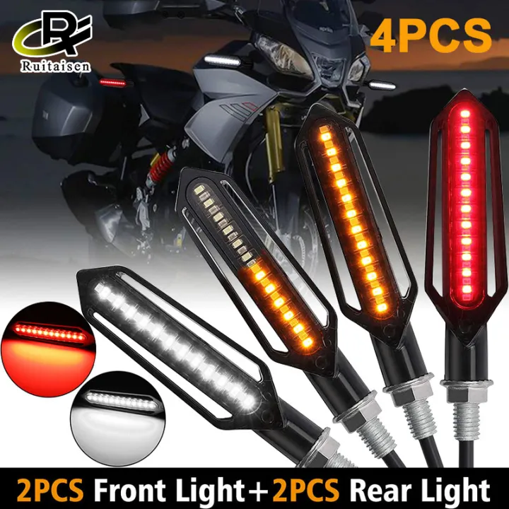 Turn Signals Motorcycle Flowing Water Flashing Led Blinker Indicator ...