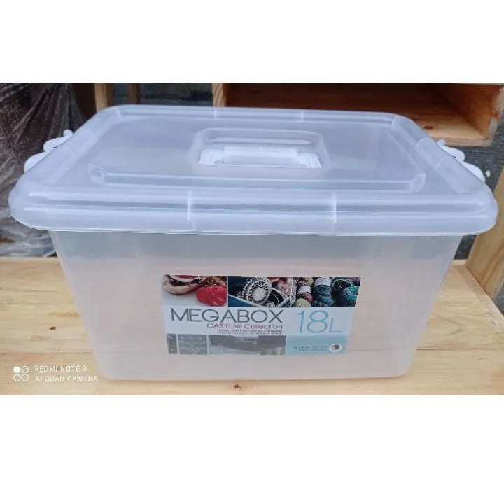 MG-638 Mega Box Carri-mi Series Storage Box with handle 18L | Lazada PH