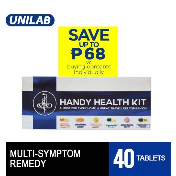 Handy Health Kit (the Unilab First Aid Kit for Medical Emergencies ...