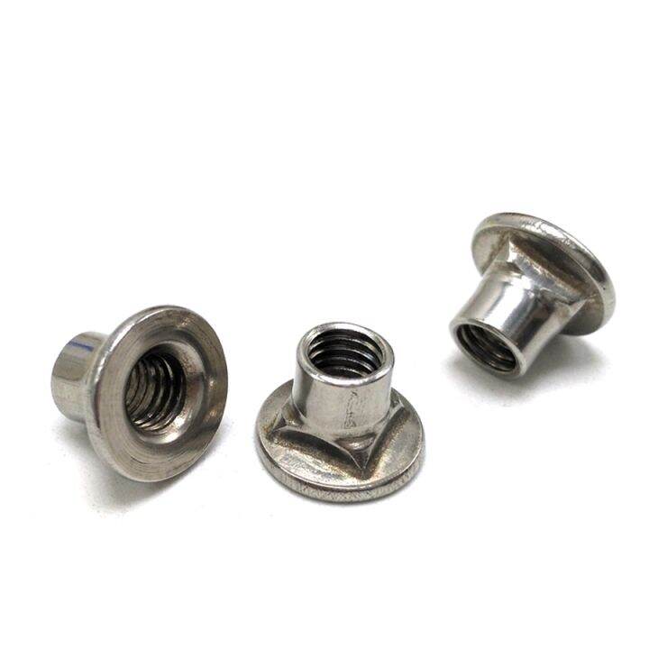 M6 Guard rail anti theft nut 201/304 stainless steel round nut with ...