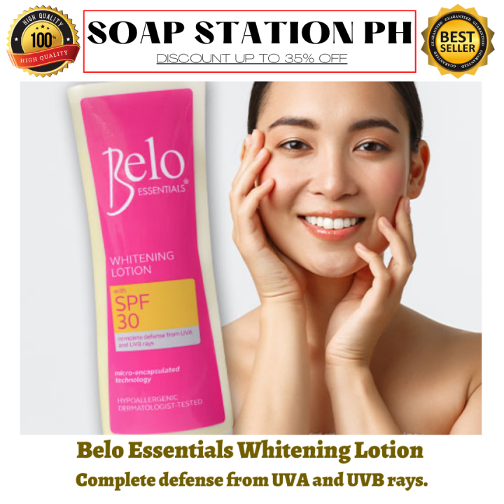 💯FLASHSALE🔥Belo Essentials Whitening Lotion W/ SPF30 🔥Contains Vitamins ...