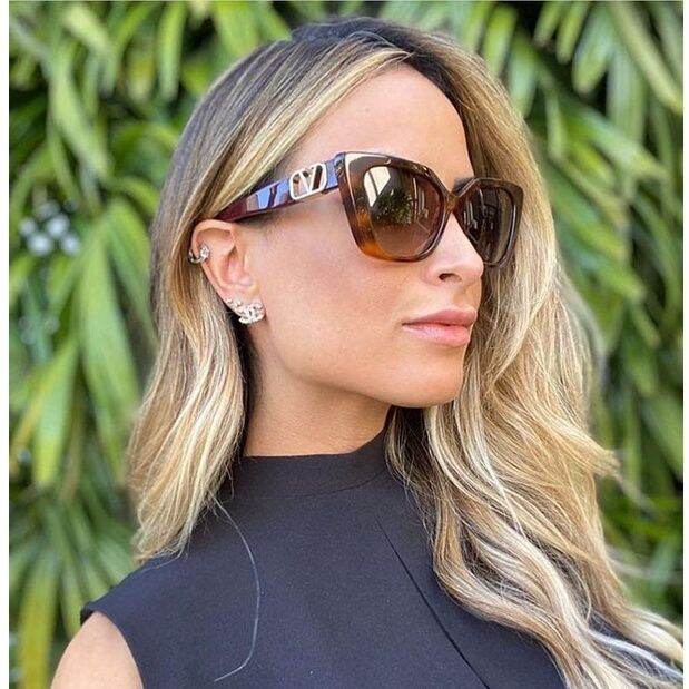 2059 Cat-eye frame แว่นกันแดดป้องกันรังสียูวี / แว่นตากันแดดแฟชั่นสตรีท ...