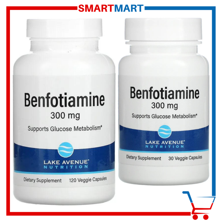 Lake Avenue Benfotiamine 300 mg 30 / 120 Vegetable Capsules | Lazada PH