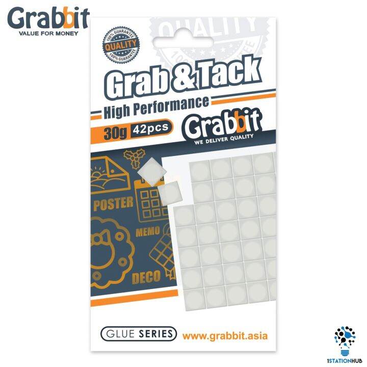 Grabbit Grab & Tack It | 30g | Home Office School Stationery | Lazada