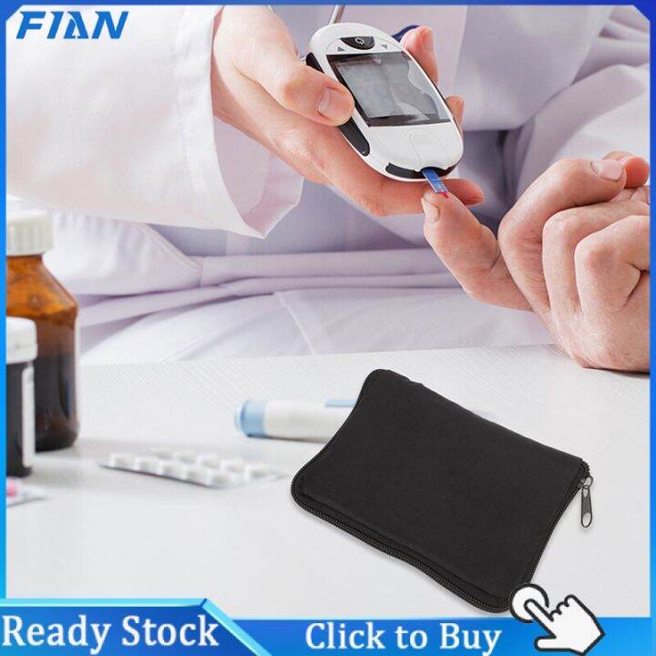 Fianmall Portable Glucose Monitor Pouch Diabetic Storage Case ...