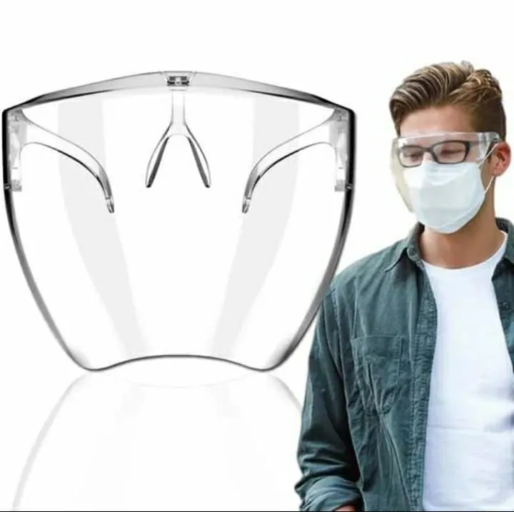 FULL ACRYLIC FACE SHIELD CLEAR /CLEAR ACRYLIC FACE SHIELD/ FULL FACE ...