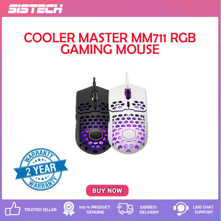 Cooler Master MM711 RGB Gaming Mouse | Lazada