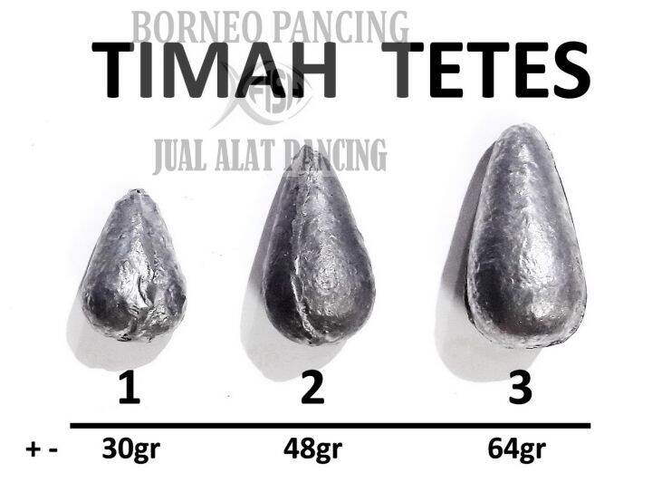 Pemberat Timah Model TETES | Lazada Indonesia