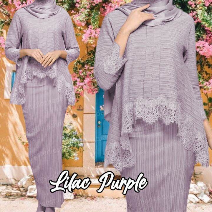 Fesyen Baju Kurung Moden Terkini Warna Putih