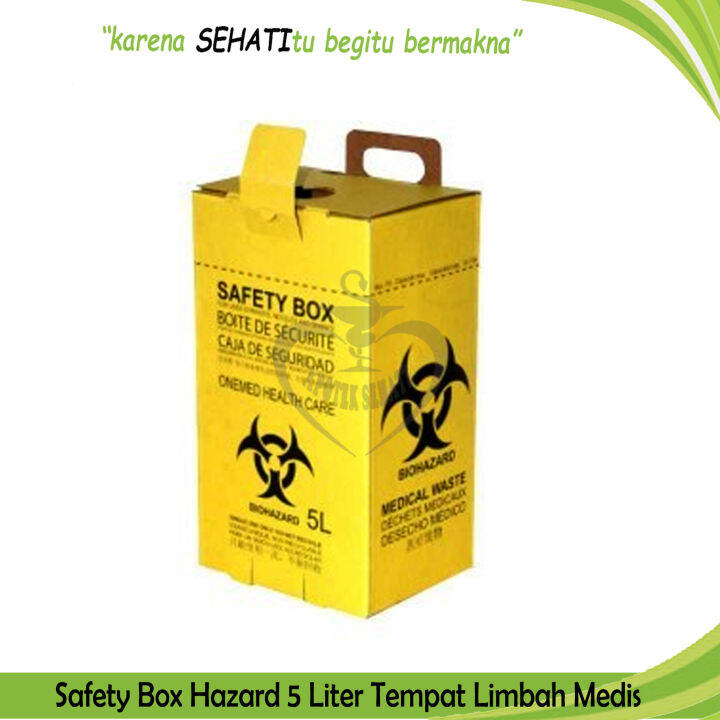 Safety Box Medis Kuning Tempat Limbah Medis Onemed | Lazada Indonesia
