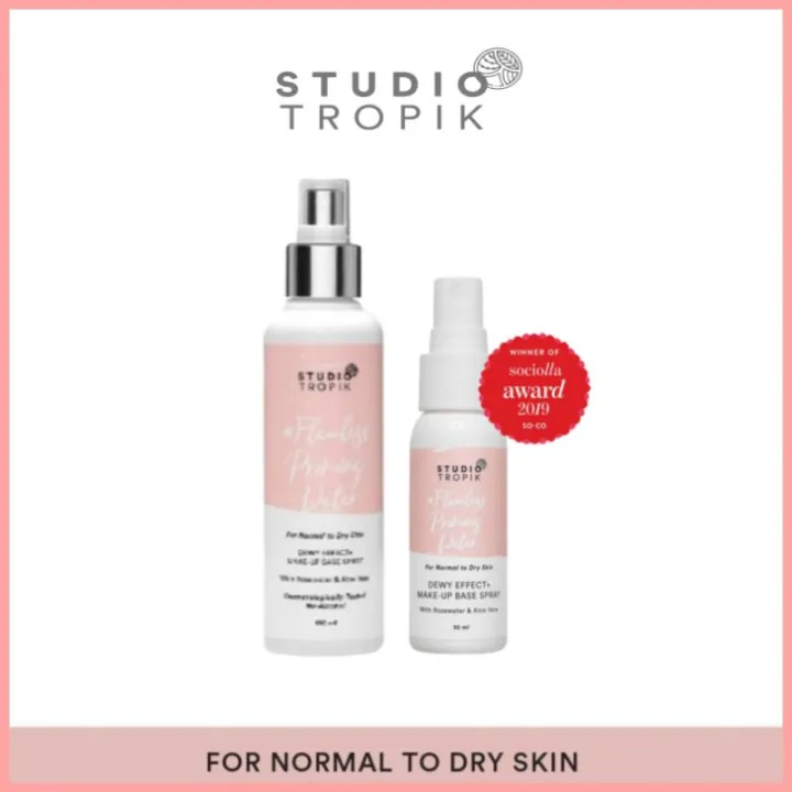STUDIO TROPIK Flawless Priming Water - Face Mist Setting Spray Base ...