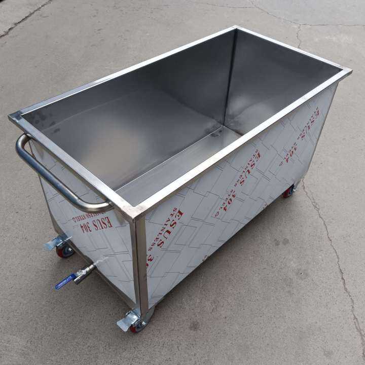 Stainless Steel Water Tank Commercial Square Aqua Storage Tank Mobile ...