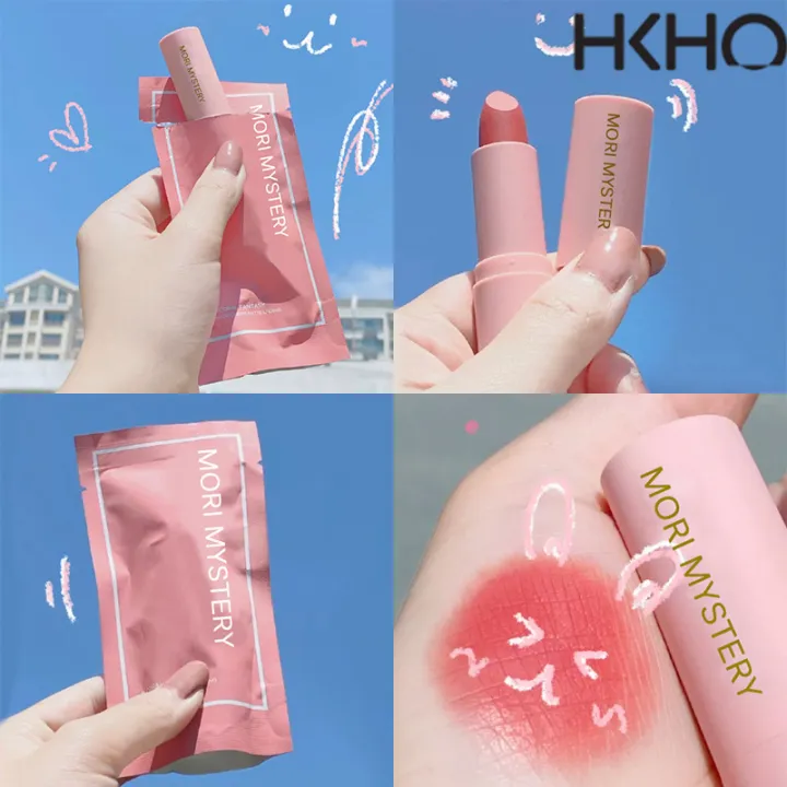 HKHO Convenience Bag Lipstick Velvet Matte Waterproof Non-discoloring ...