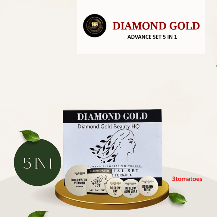 DIAMOND GOLD DG SKINCARE ORIGINAL - ADVANCE SET 5IN1 | Lazada