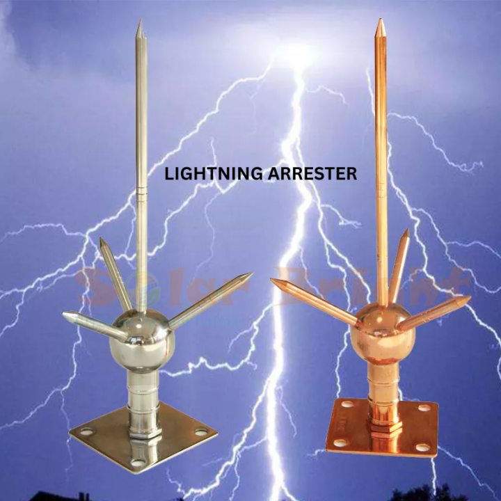 Lightning Arrester Lightning Protection System Surge Protection Copper ...