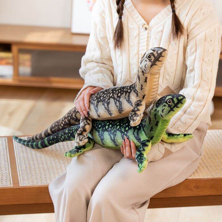 [COD] New simulation printing lizard doll plush animal children's toy ...