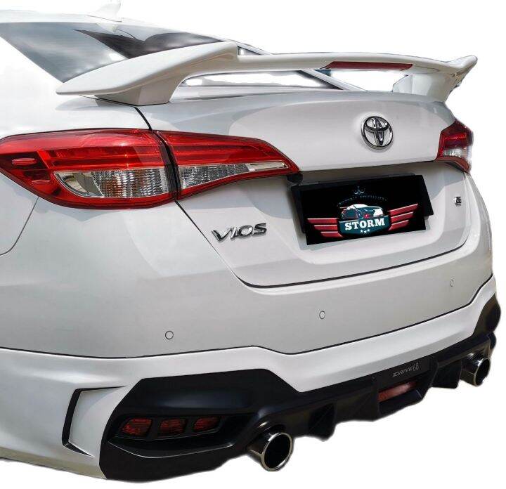 Toyota Vios 2019 - 2020 ( Trd V3 ) Spoiler - 𝐍𝐎 𝐏𝐀𝐈𝐍𝐓 - FRP | Lazada