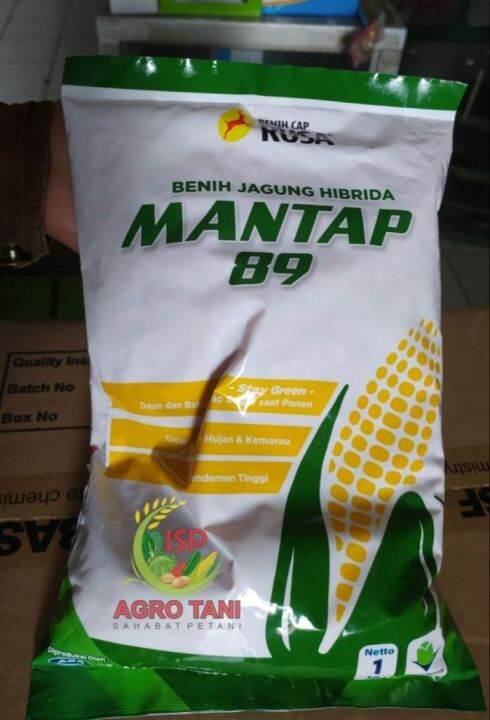 Benih Jagung Hibrida MANTAP 89 kemasan 1kg cap rusa | Lazada Indonesia