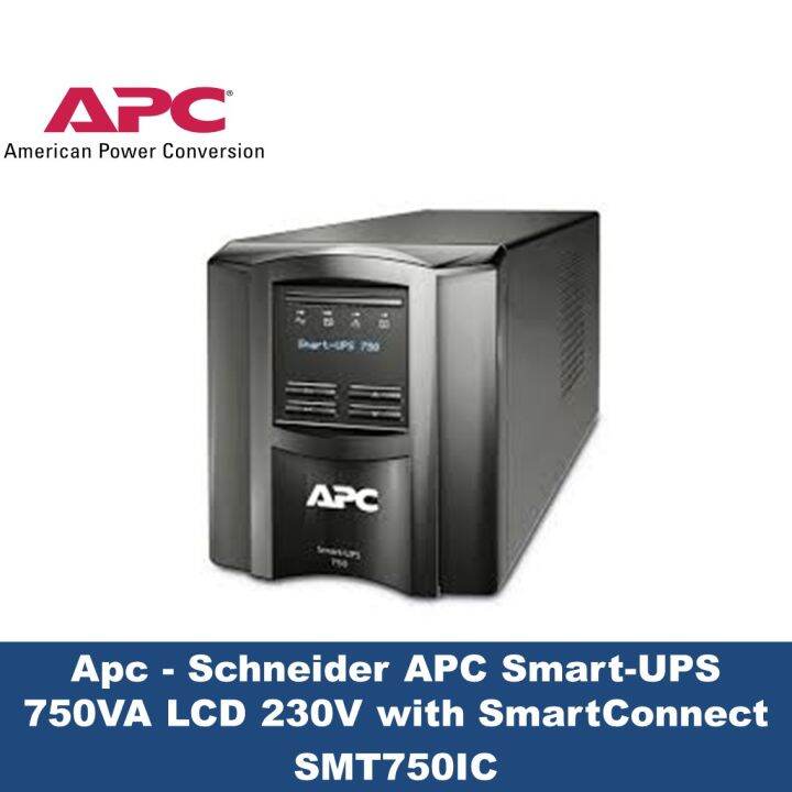 APC SMT750IC Smart-UPS 750VA LCD 230V with SmartConnect | Lazada Singapore