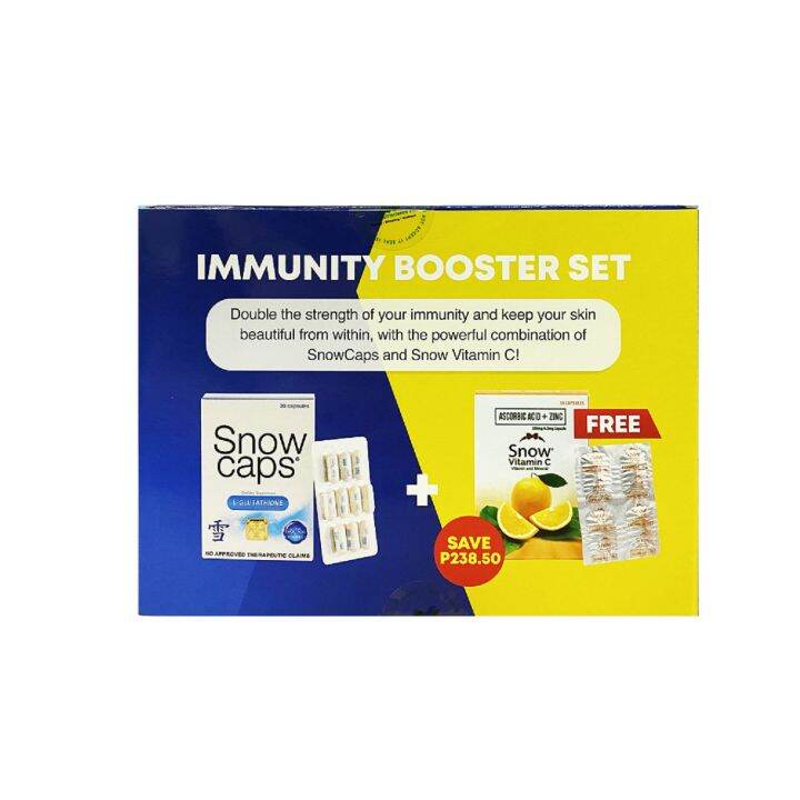 SNOWCAPS Capsule 30s + Free Snow Vitamin C Capsule 30s | Lazada PH