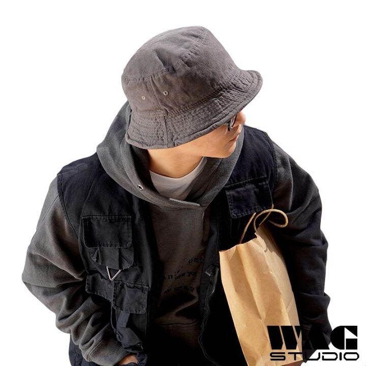 Washed Denim Bucket Hat for Men Women Outdoor Sun Fisherman Beach Hat ...