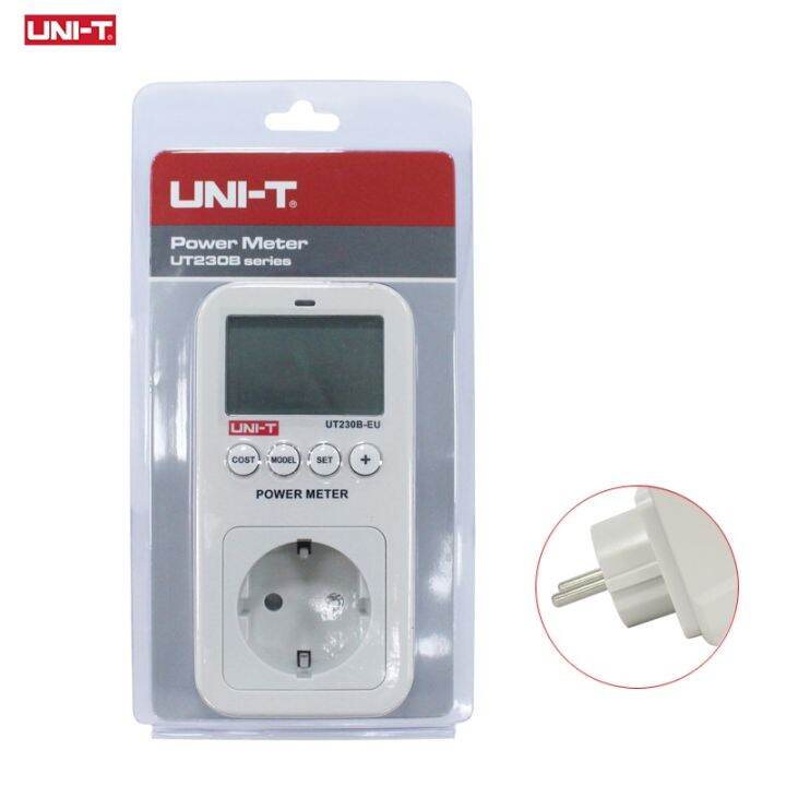 UNI-T UT230B-EU Power Consumption Meter Socket EU Energy Digital Watt Meter AC Electricity ...