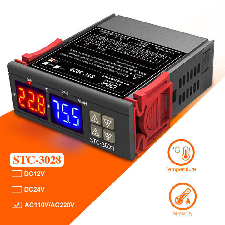 👍🔥[In Stock] Ligghig STC 1000 / STC-3028 Digital Temperature Controller Thermostat ...