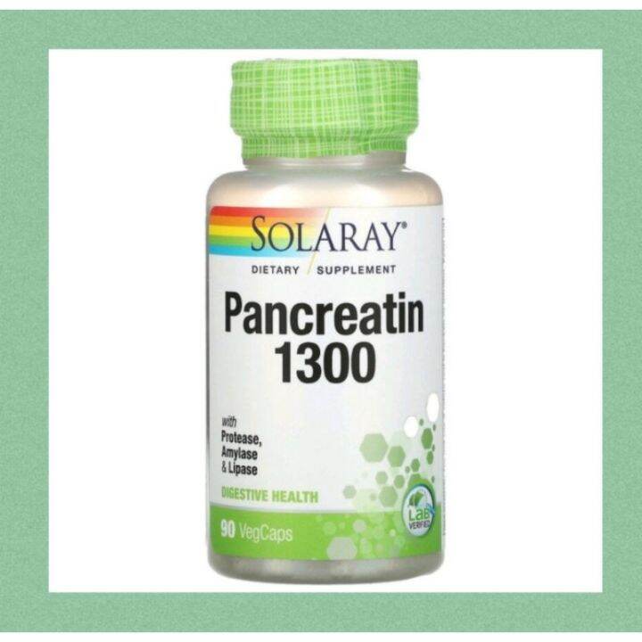 Solaray Pancreatin 1300 90 VegVaps | Lazada PH