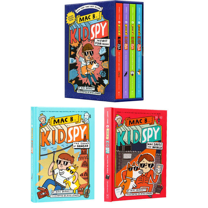 English Original Mac B 6Book Kid Spy #5 The Sound Of Danger 8-12Year ...