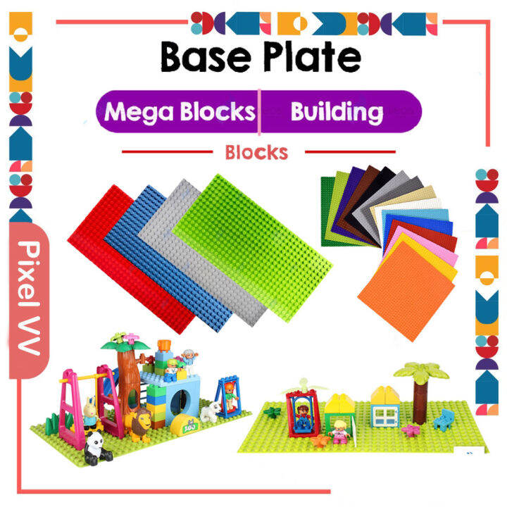 Big Size Building Blocks Baseplate 32x16/12x16/16x16 Dots Studs Base ...