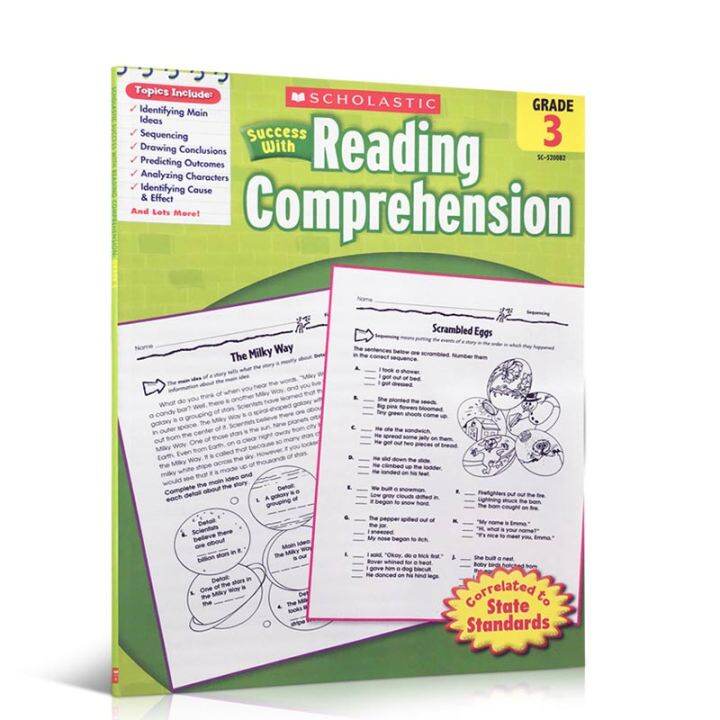 milu Scholastic Success with Reading Comprehension Grade 3 Exercise ...