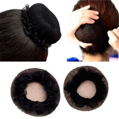 HAIRNET BALLERINA BUN 4 WAYS STRETCH / HAIRNET JARING RAMBUT / HAIRNET ...