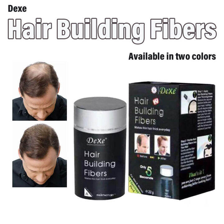Dexe Hair Building Thickening Fiber hairline shadow powder concealer ...