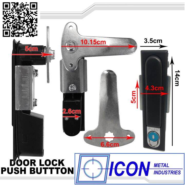 Door Lock Push Button Swing Out Handle (MS 480-2-1) | Lazada PH