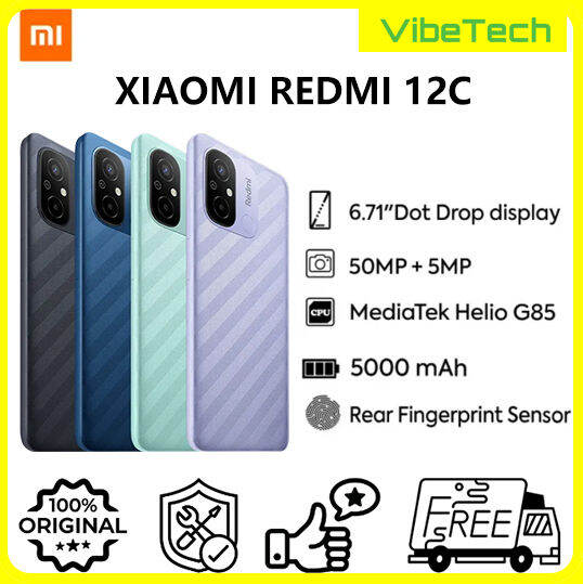Xiaomi Red mi 12C 128GB (6GB RAM) Global Version Immersive 6.71 ...
