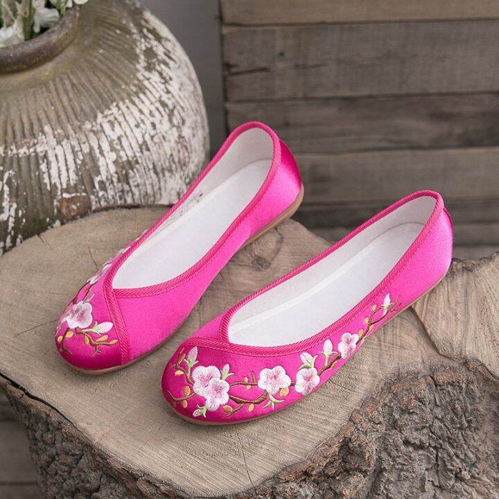 Spot Hanfu Shoes Female Original Ancient Style Embroidered Shoes Fairy ...