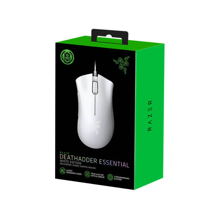 เมาส์ Razer DeathAdder Essential Gaming Mouse | Lazada.co.th