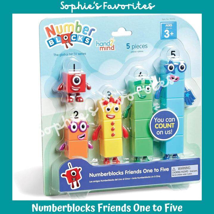 Numberblocks Friends One to Five Figures Toy | Lazada PH