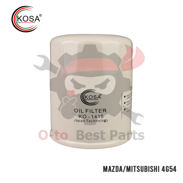 MAZDA 323 MITSUBISHI 4G54 MD135737 KO-1415 KOSA OIL FILTER COMPATIBLE ...