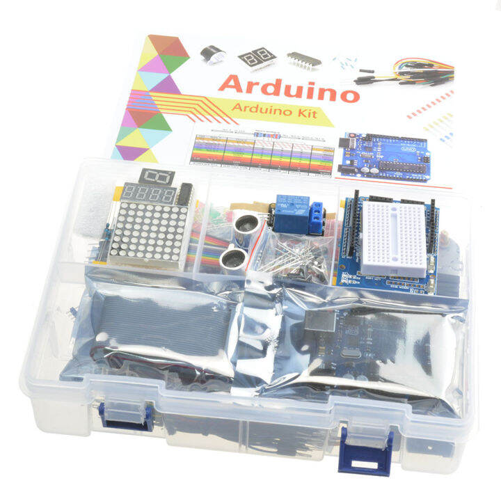 อุปกรณ์สำหรับการเรียนรู้ Ultimate UNO R3 Starter Kit 1602 LCD มอเตอร์ ...