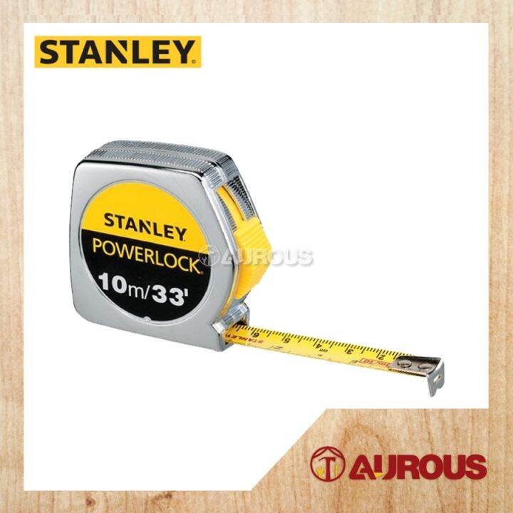 STANLEY POWER LOCK MEASURING TAPE (10M/32') 33-463 | Lazada