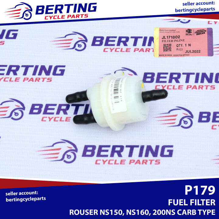 FUEL FILTER INLINE Rouser NS150 NS160 NS200 200NS CARB TYPE Genuine ...